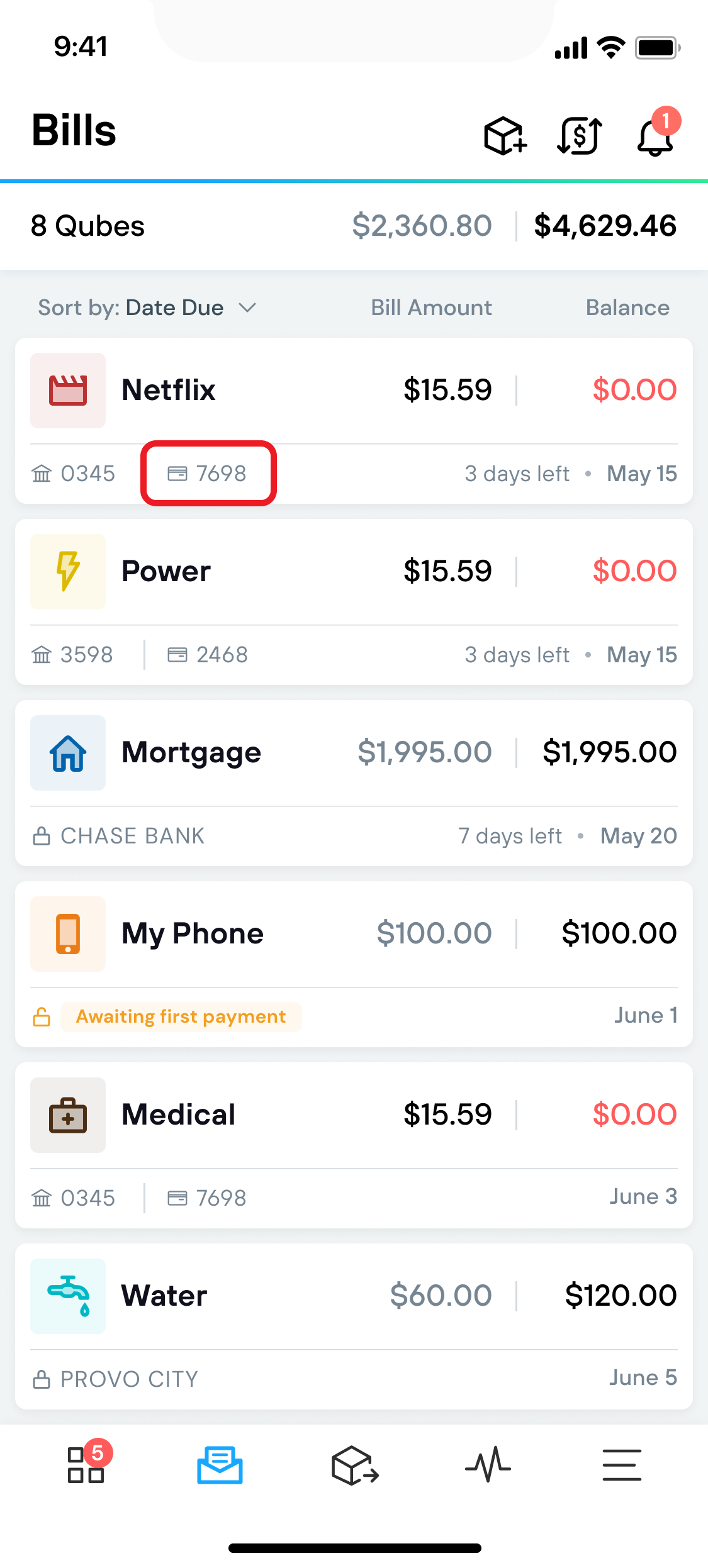 How do I find my virtual debit card information? – Qube Money Support